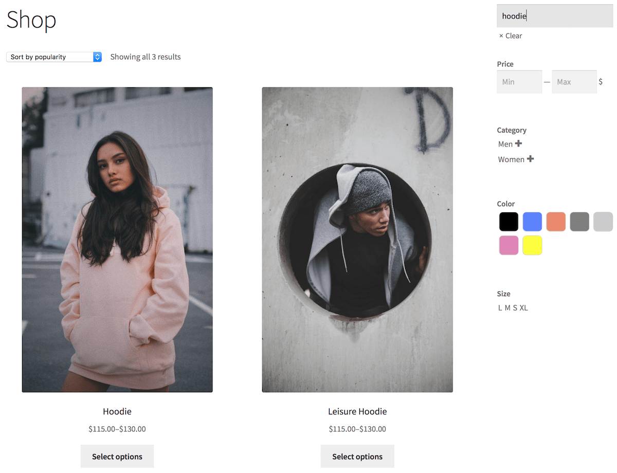 WooCommerce Product Search - WooCommerce