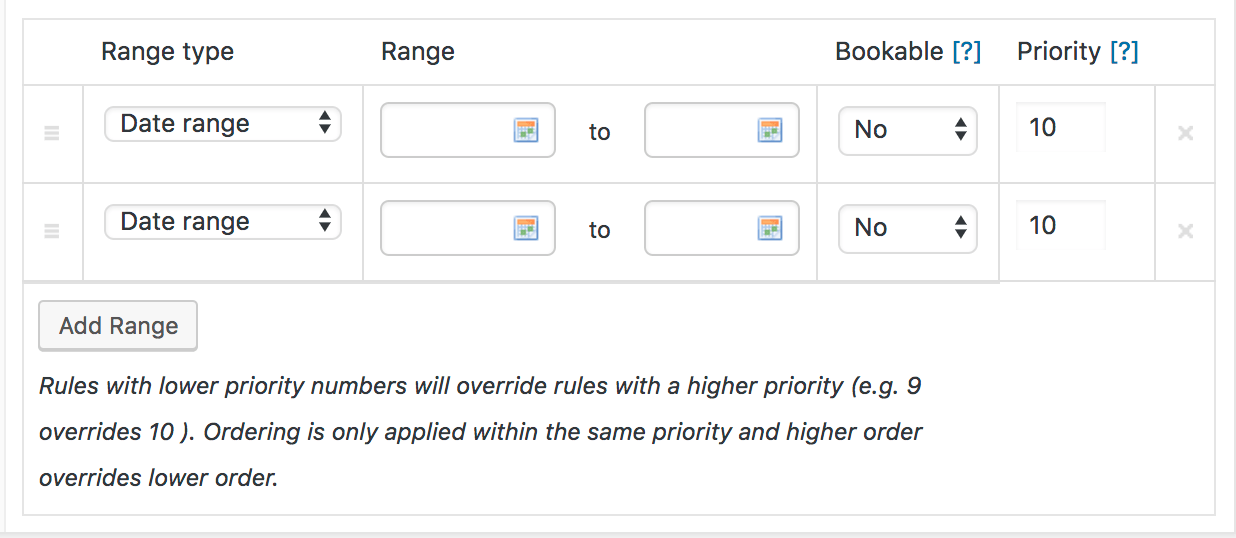 Bookings Availability Settings Documentation - WooCommerce