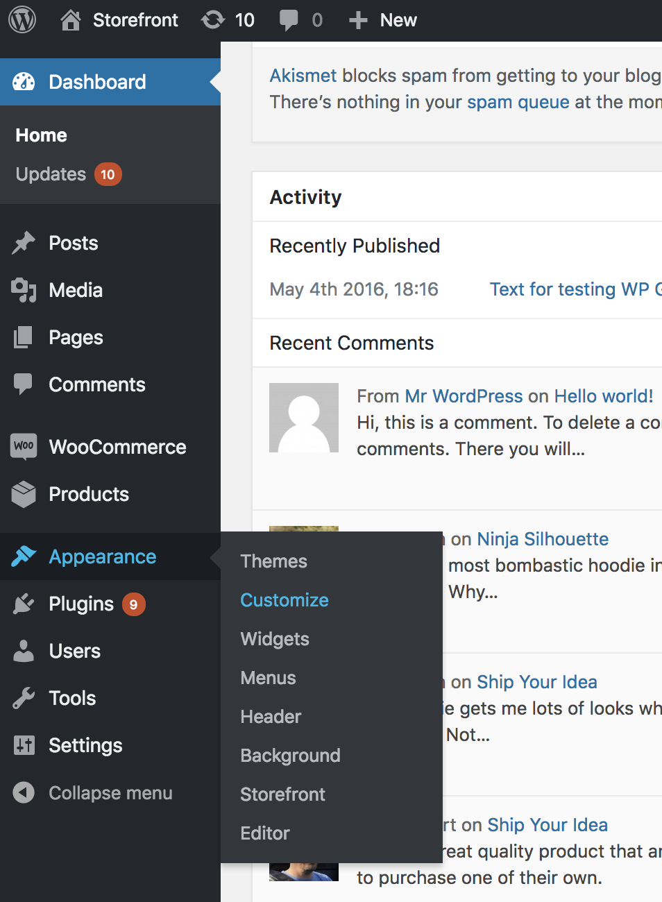 Storefront Customizer Documentation - WooCommerce