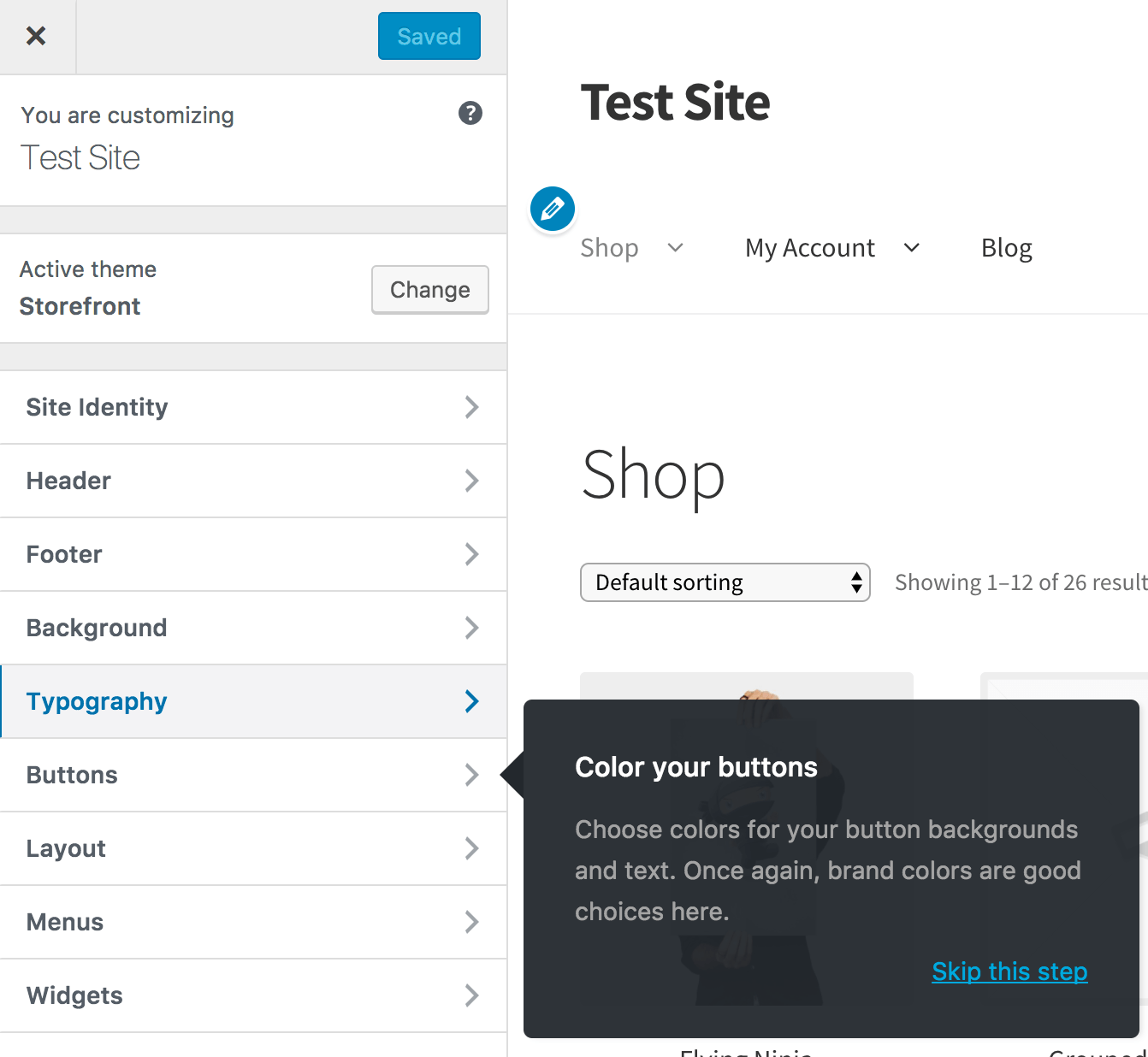 Storefront Installation & Configuration Documentation - WooCommerce