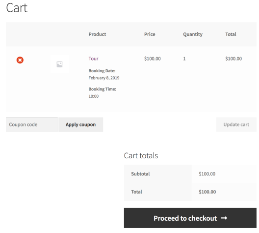 Customer Booking Process Documentation Woocommerce