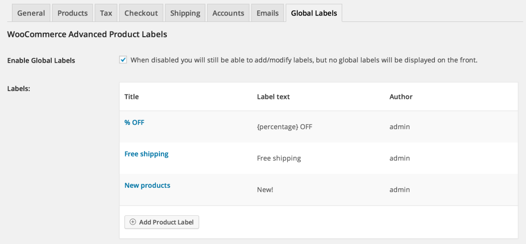 WooCommerce Advanced Product Labels Documentation - WooCommerce
