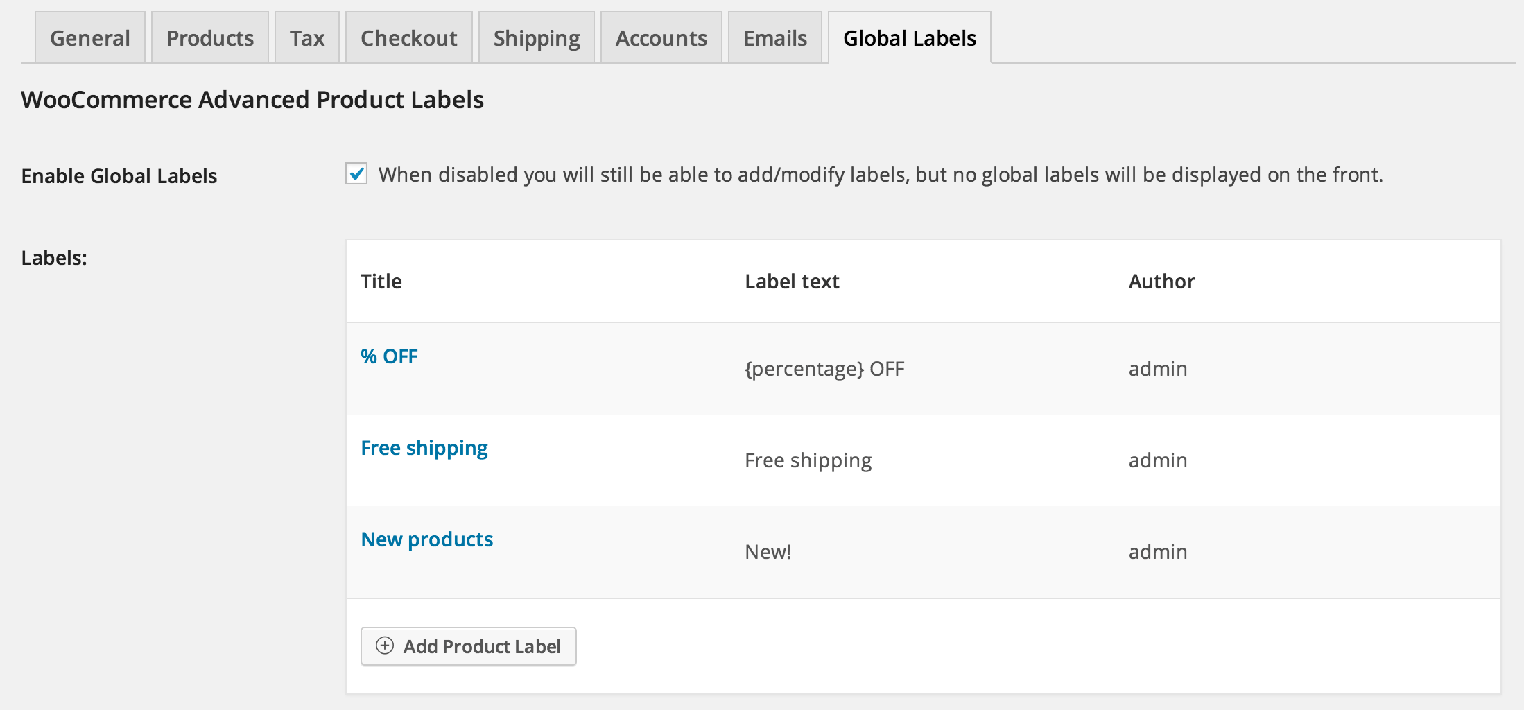 WooCommerce Advanced Product Labels Documentation - WooCommerce