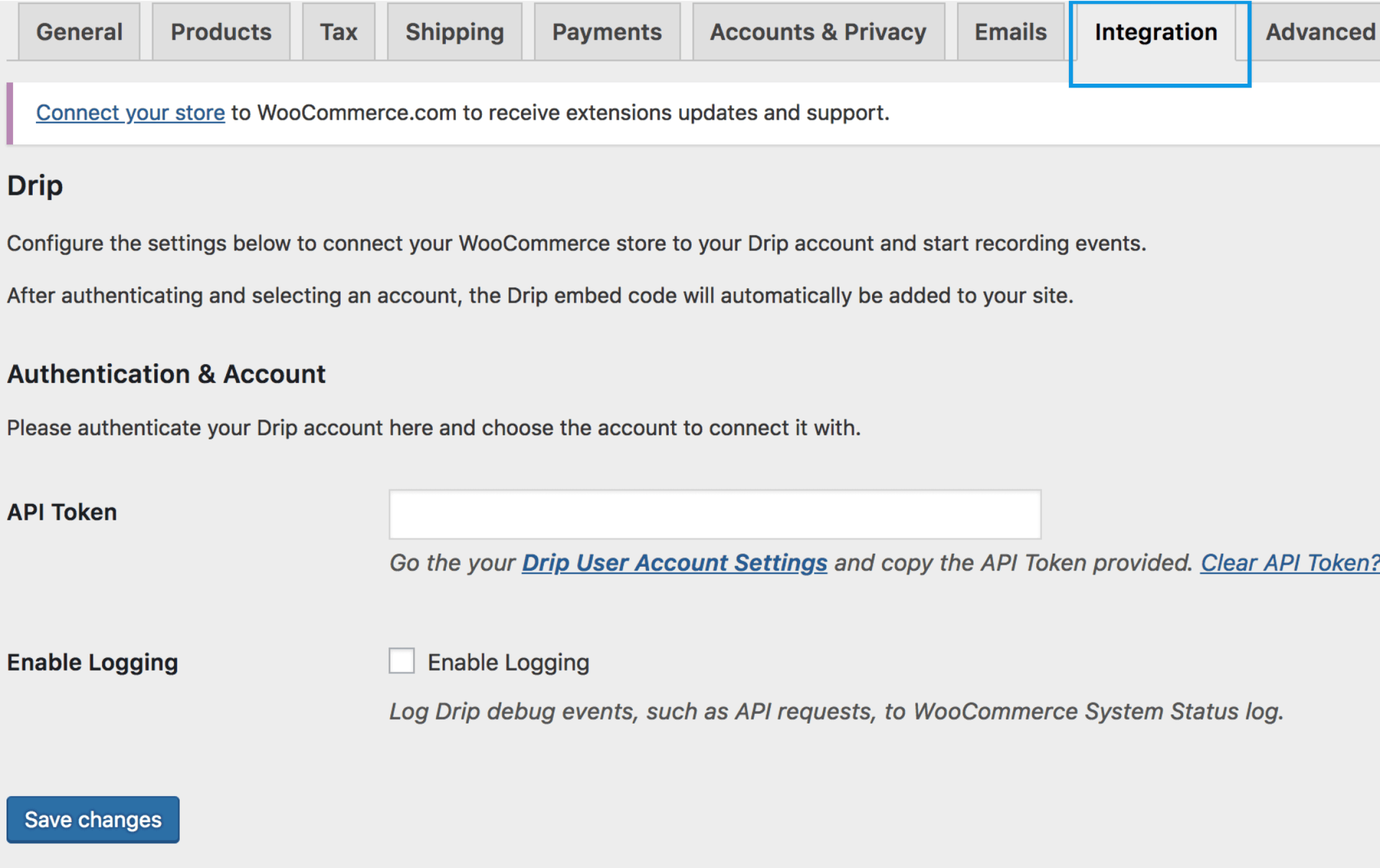 Drip Integration for WooCommerce Documentation - WooCommerce