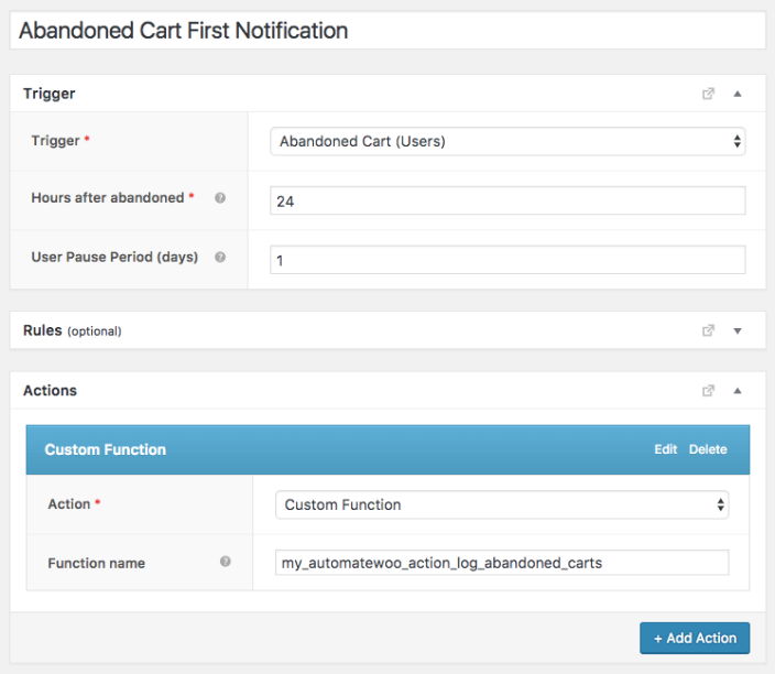 Custom Functions Documentation - WooCommerce