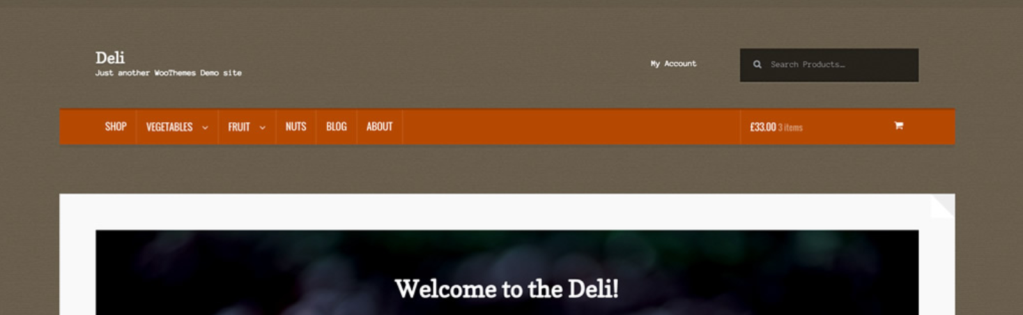 Deli - Storefront Child Theme Documentation - WooCommerce