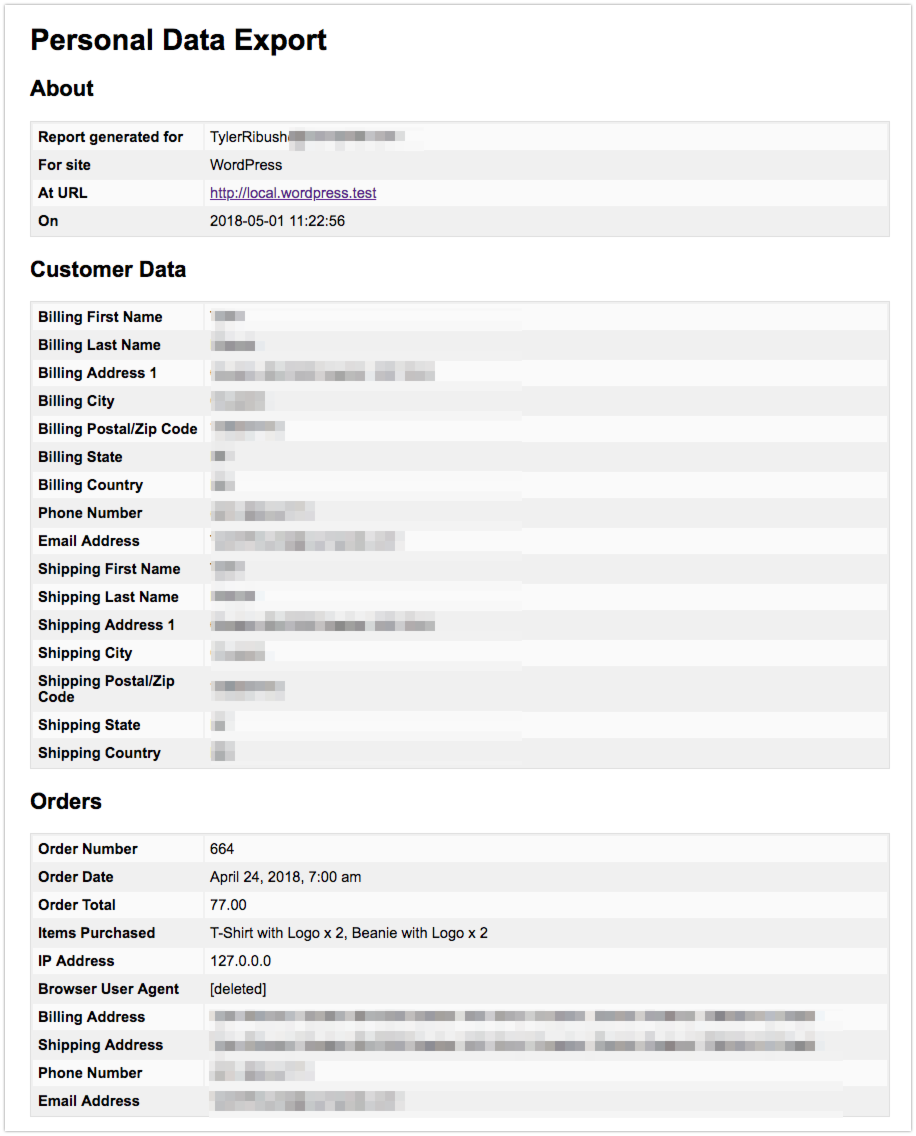 Accounts and Privacy Settings Documentation - WooCommerce