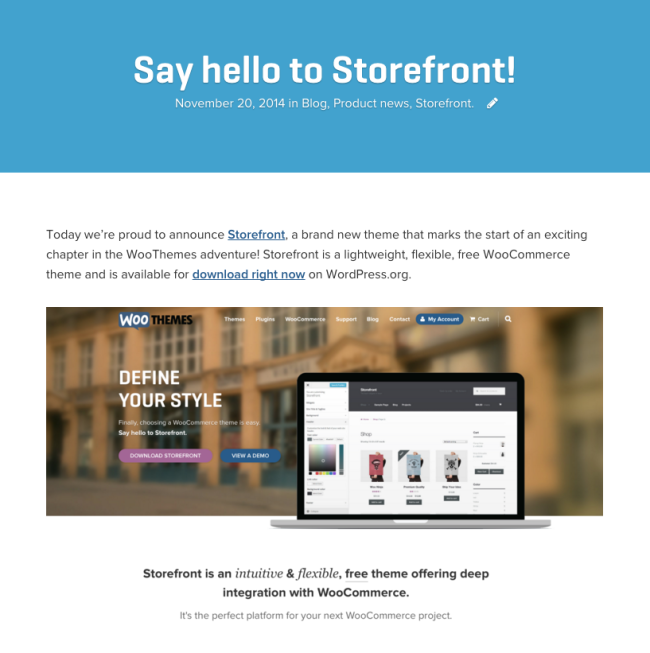 Storefront turns one: how far it's come, and where it's going