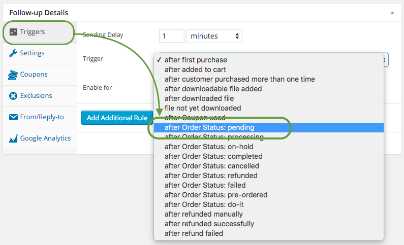 How to create a Follow-up Email for Pending Orders Documentation ...