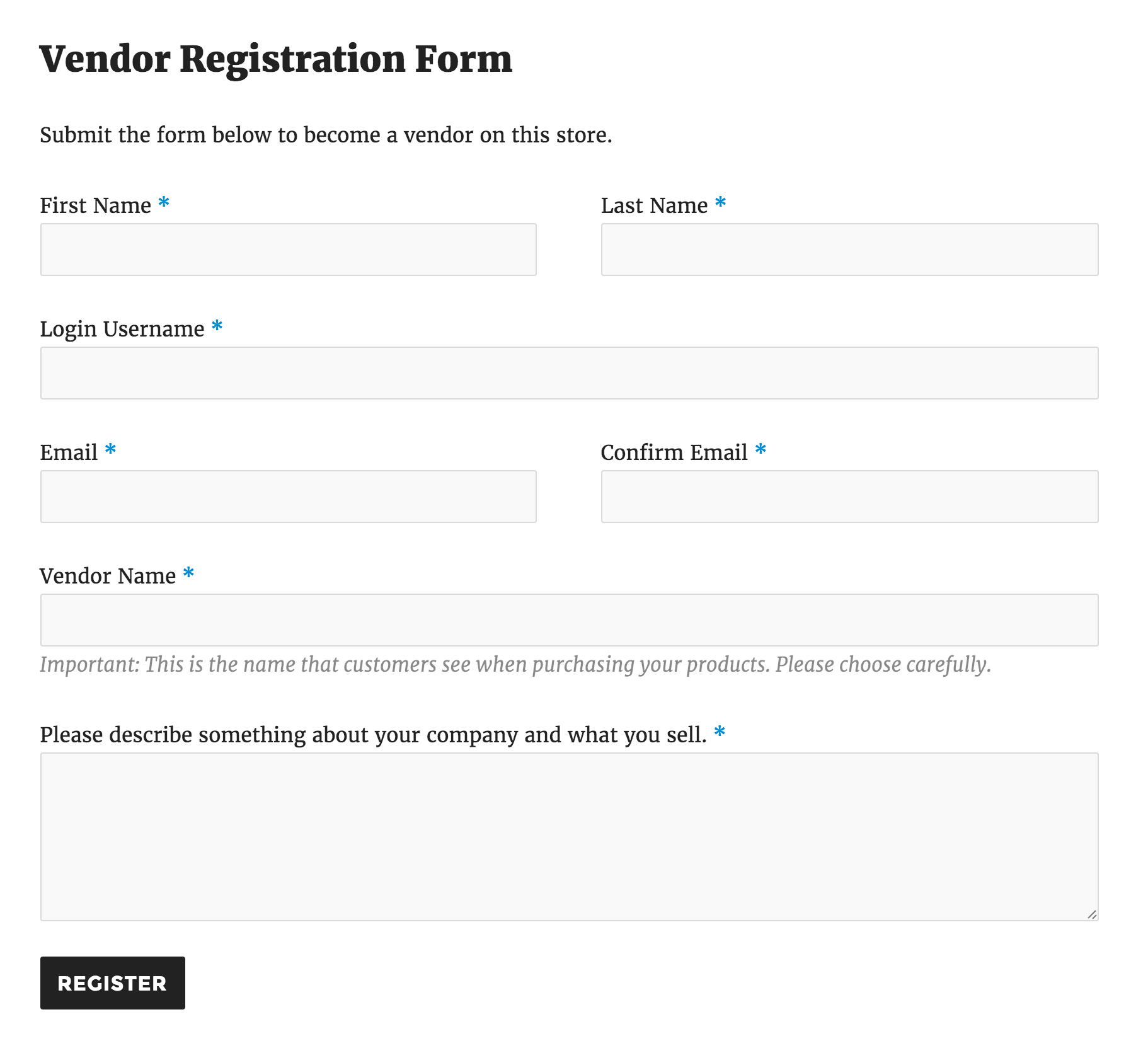 Vendor Guide Documentation - WooCommerce
