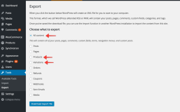 Migrating Products Between Sites WooCommerce