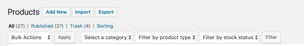 Feature, Filter, and Sort Products Documentation - WooCommerce