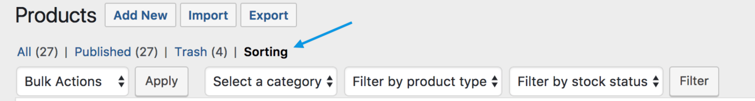 Feature, Filter, and Sort Products Documentation - WooCommerce
