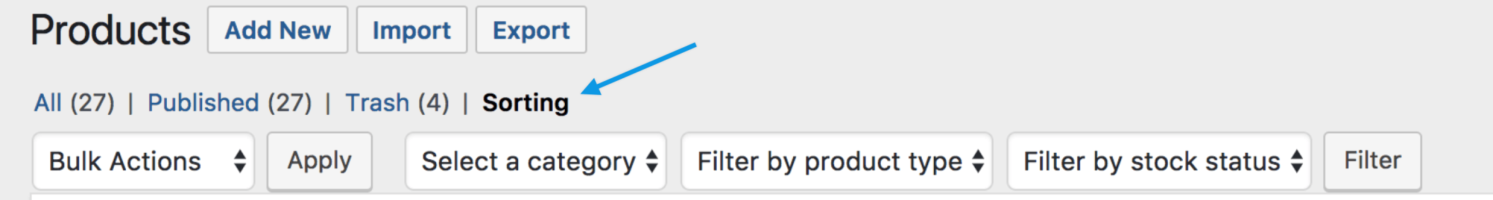 Feature, Filter, and Sort Products Documentation - WooCommerce