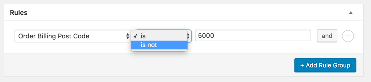 Custom Rules Documentation - WooCommerce