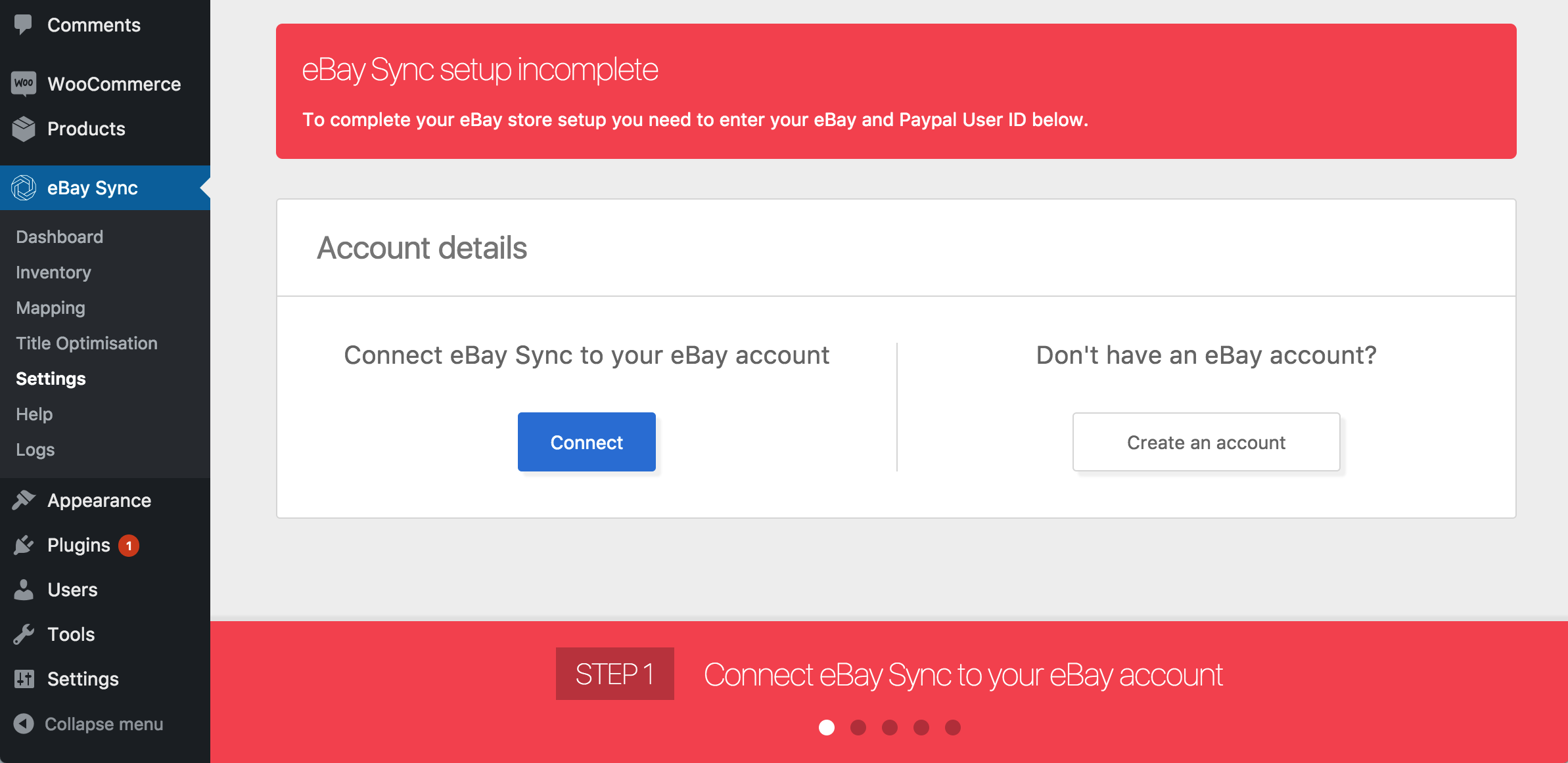 eBay Sync for Australia Documentation - WooCommerce