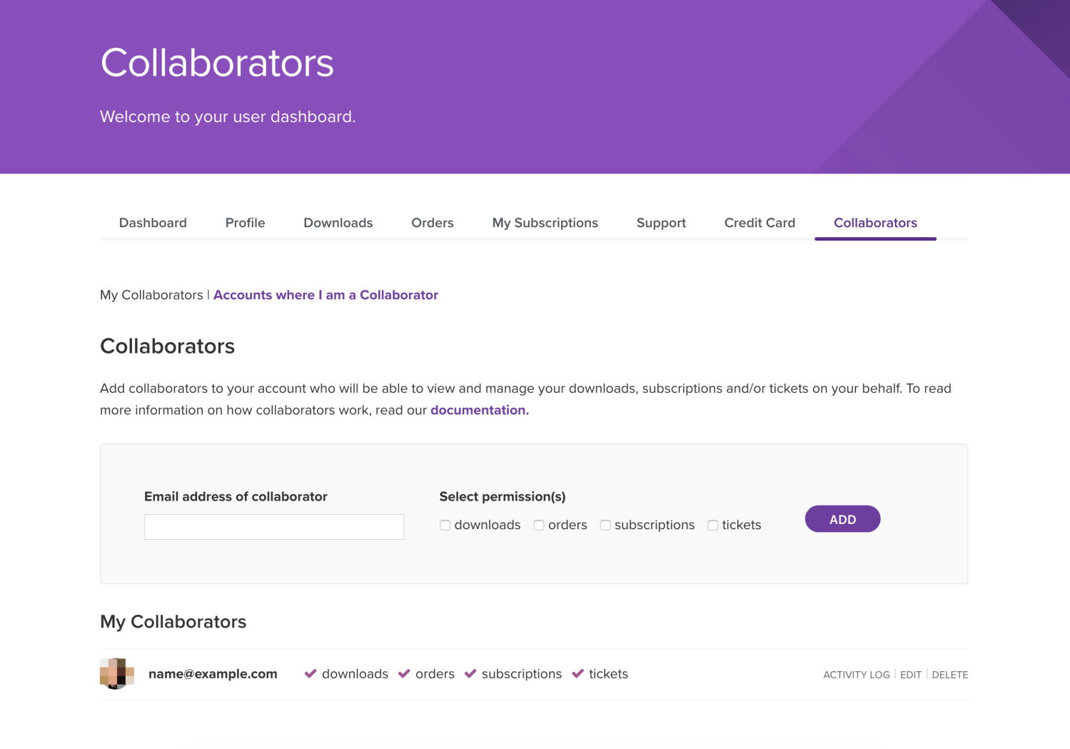 Adding Collaborators to your WooCommerce.com account Documentation ...