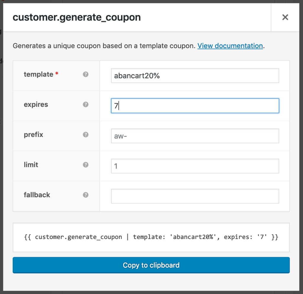 How to create personalized coupons Documentation - WooCommerce