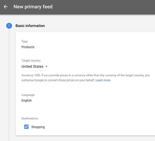 Google Product Feed - Setting up your feed in Google Merchant Centre ...