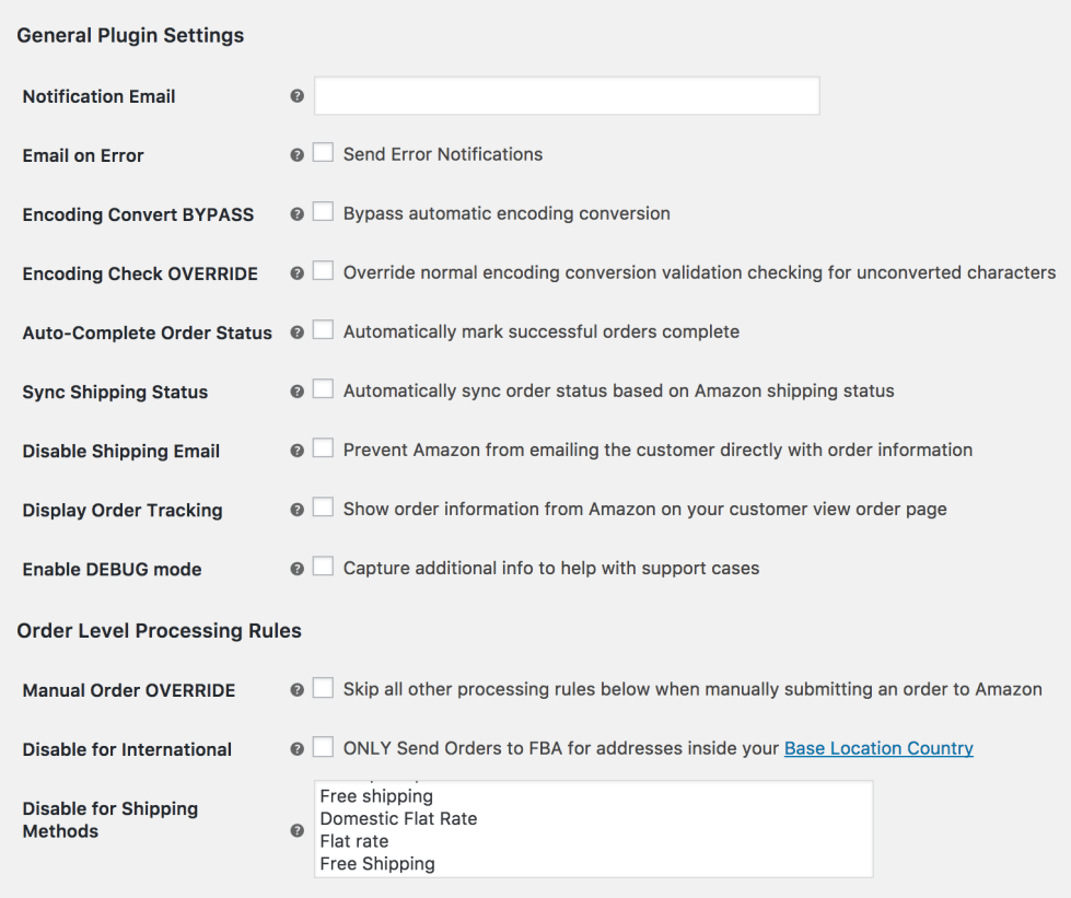 Amazon Fulfillment (MCF) for WooCommerce Documentation - WooCommerce