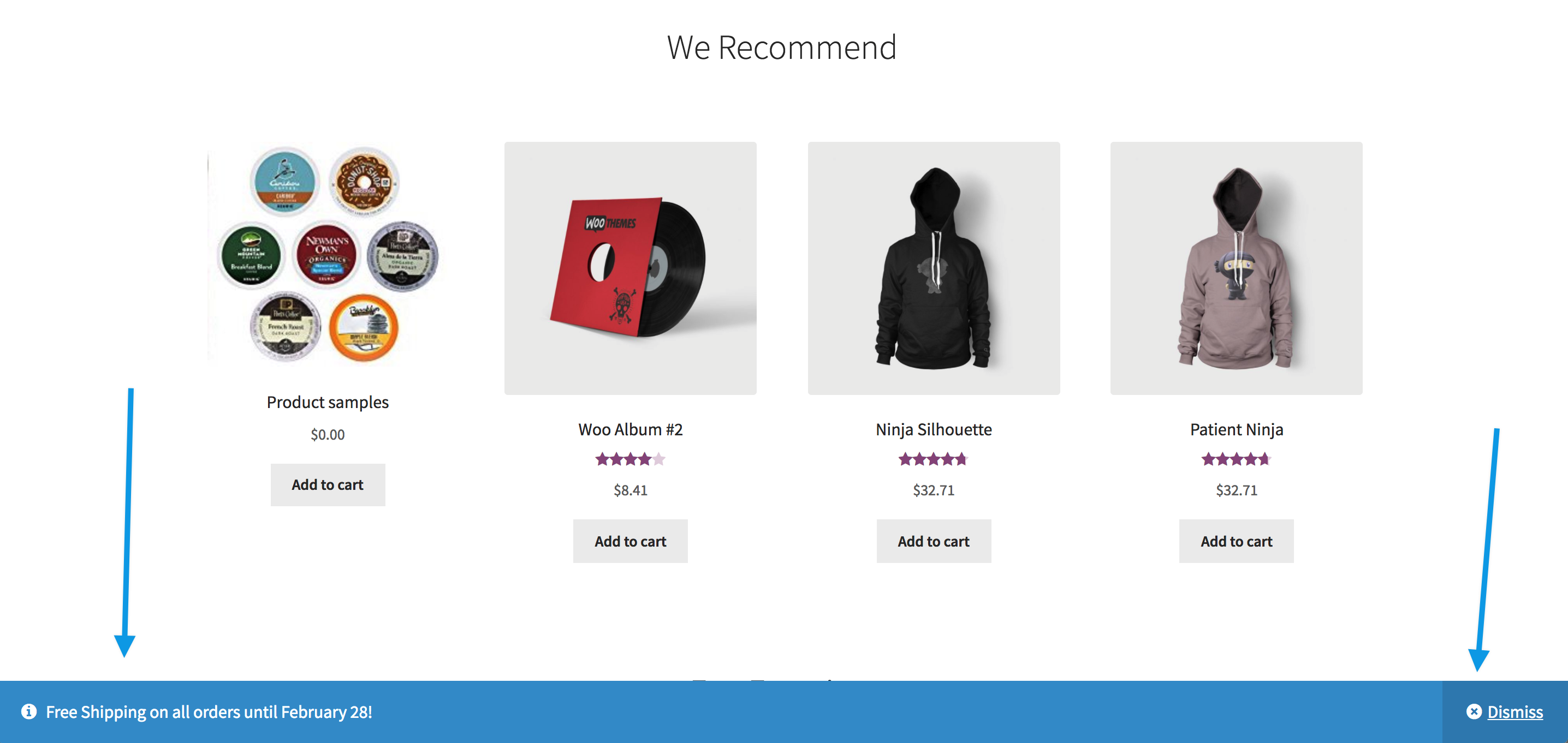 Store Notice Documentation - WooCommerce
