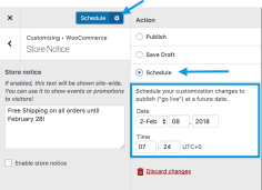 Store Notice Documentation - WooCommerce