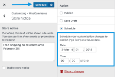 Store Notice Documentation - WooCommerce