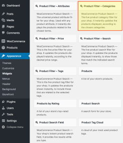 Product Filter – Categories Documentation - WooCommerce
