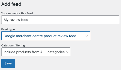 Google Product Feed – Product Review Feeds Documentation - WooCommerce