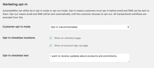 Marketing opt-in and unsubscribes Documentation - WooCommerce