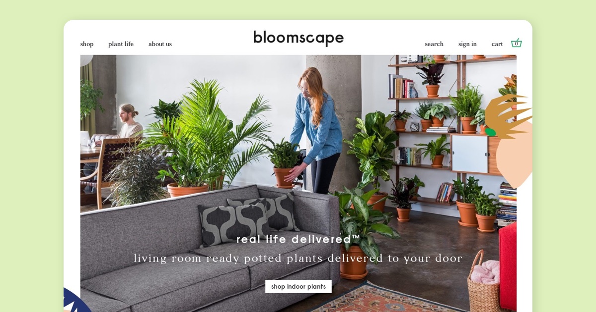 Bloomscape - WooCommerce Showcase