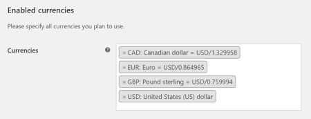 Multi-Currency for WooCommerce Documentation - WooCommerce