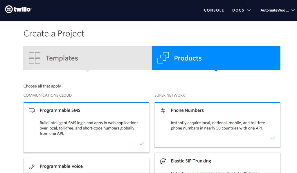 Setting Up The Twilio Integration Documentation Woocommerce