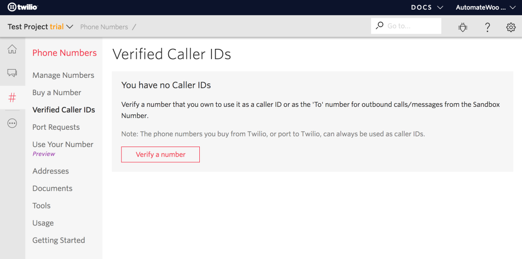 Setting up the Twilio integration Documentation - WooCommerce