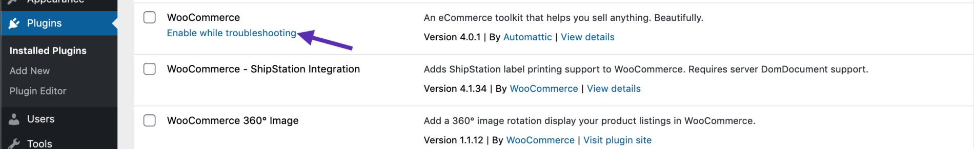 Troubleshooting using Health Check Documentation - WooCommerce
