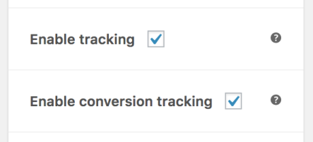 Conversion tracking Documentation - WooCommerce