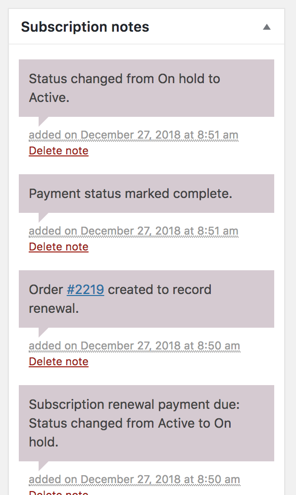 Subscriptions Scheduled Action Errors Documentation - WooCommerce