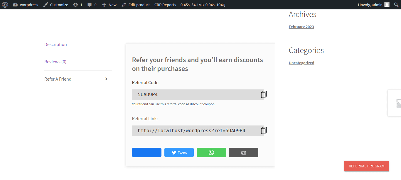 Coupon Referral Program for WooCommerce | WP Swings