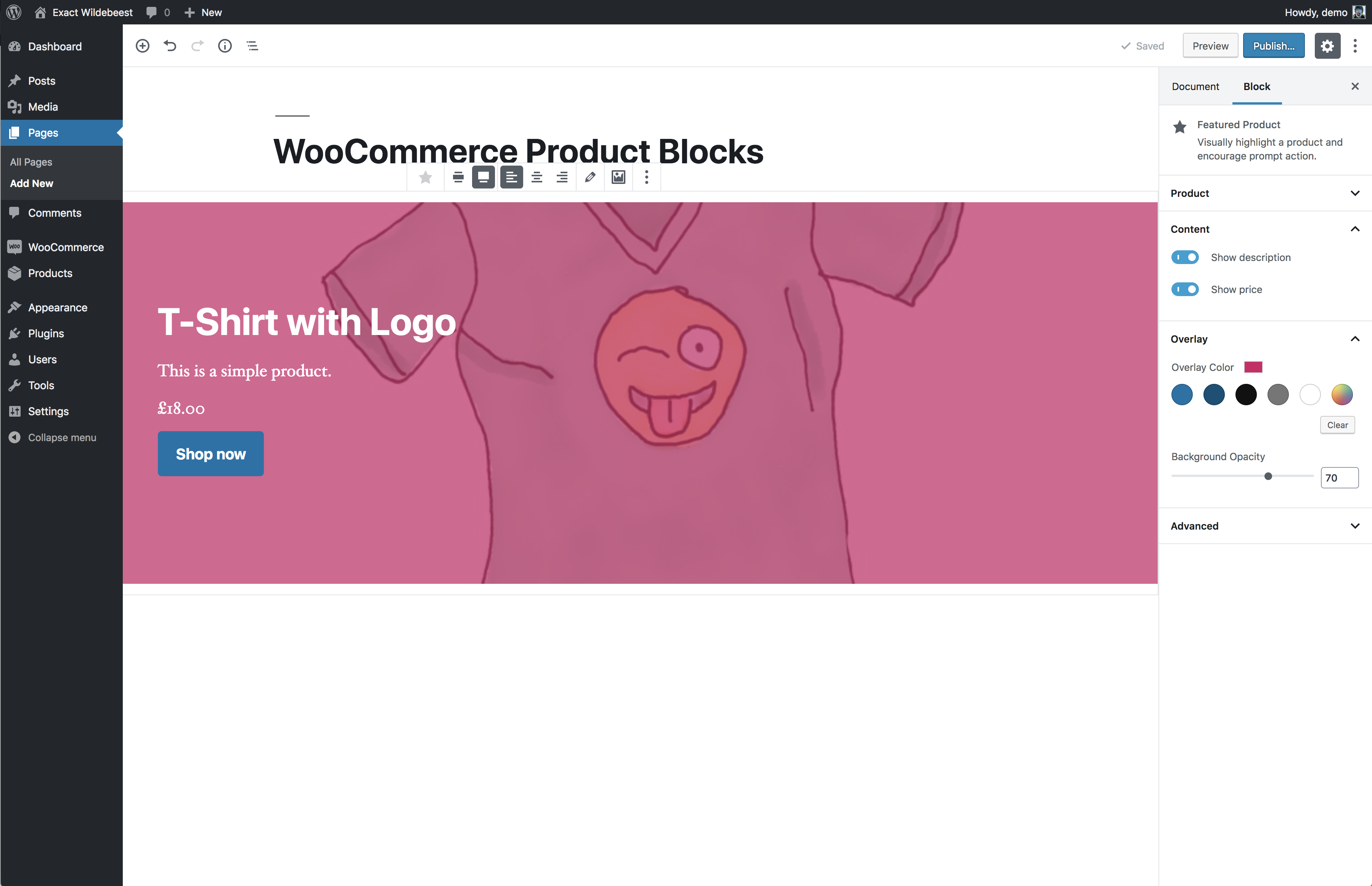 Integrate Content And Commerce With Woocommerce Product Blocks