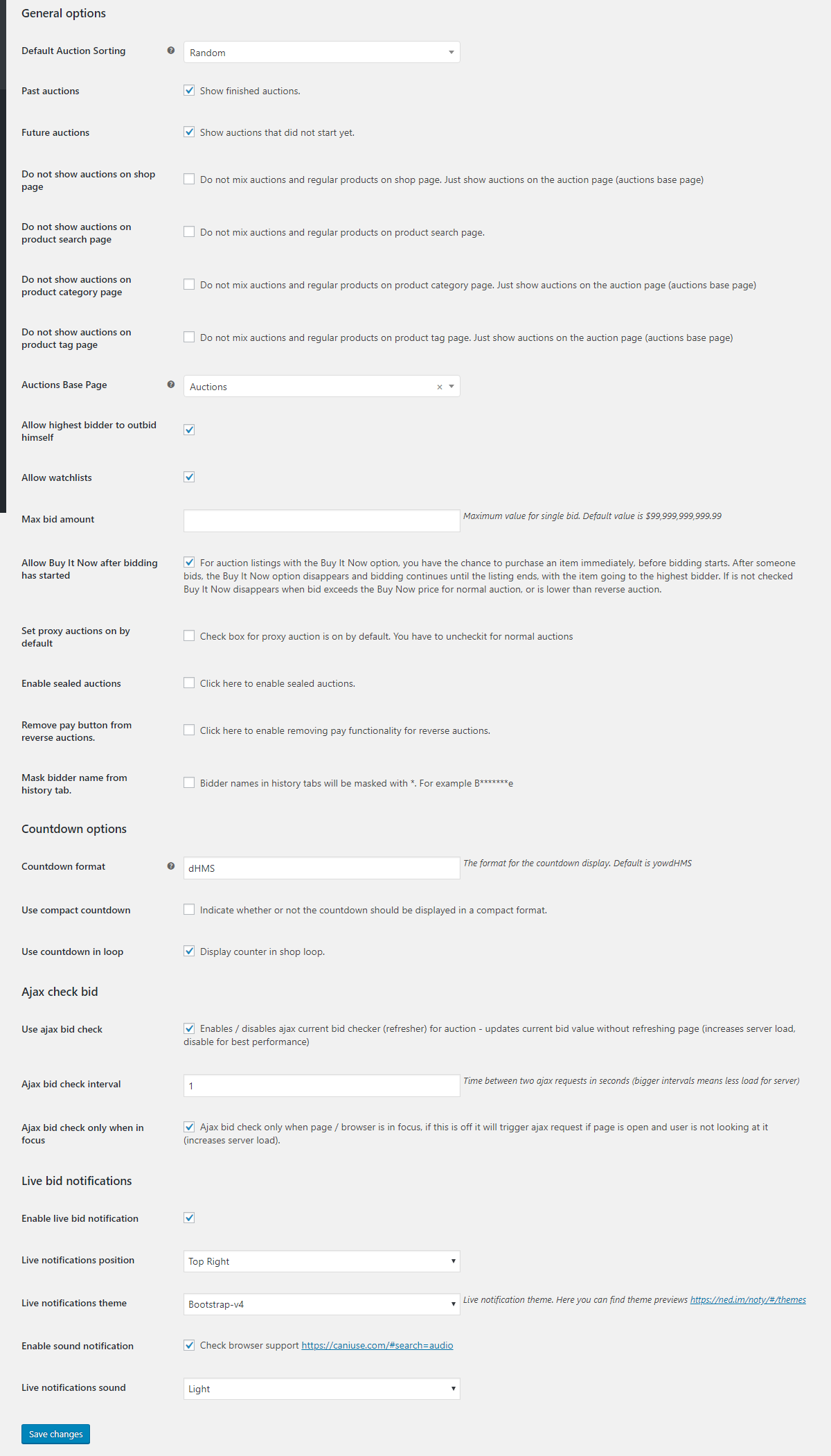 Auctions For Woocommerce Woocommerce Marketplace