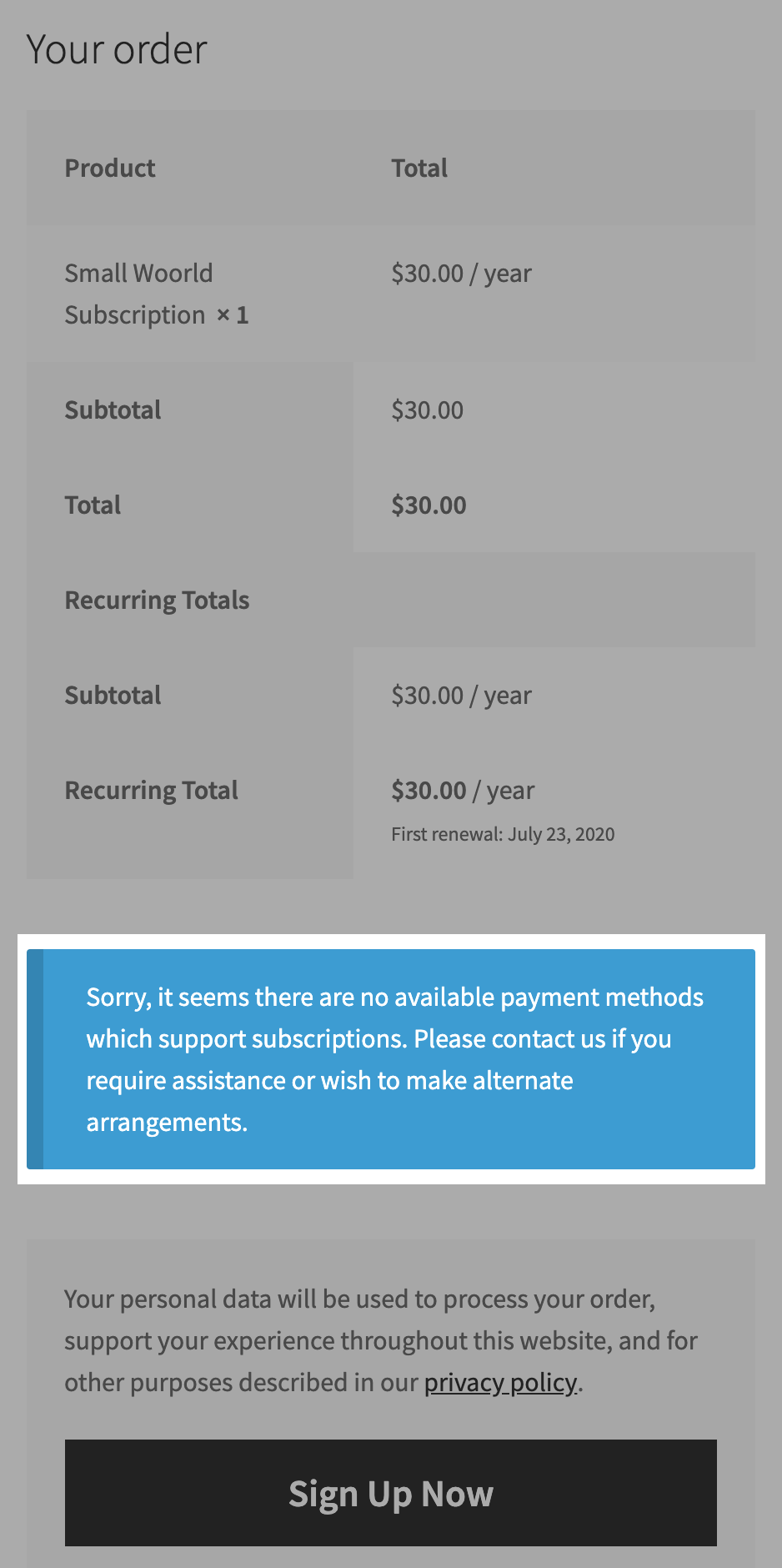 Enabling Payment Gateways for Subscriptions Documentation - WooCommerce