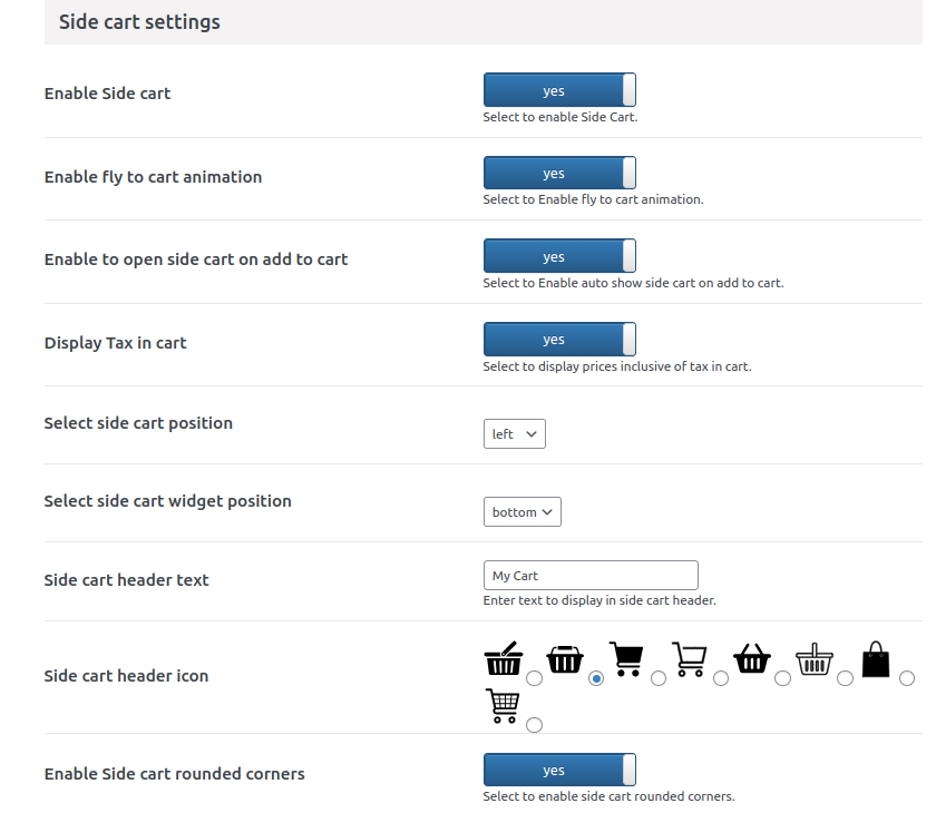 WooCommerce Mini Cart Plugin - Display Cart in Menu