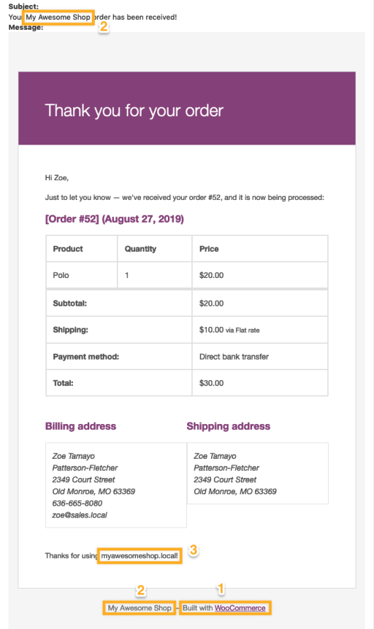 Built with WooCommerce - Did not get my order or refund Documentation ...