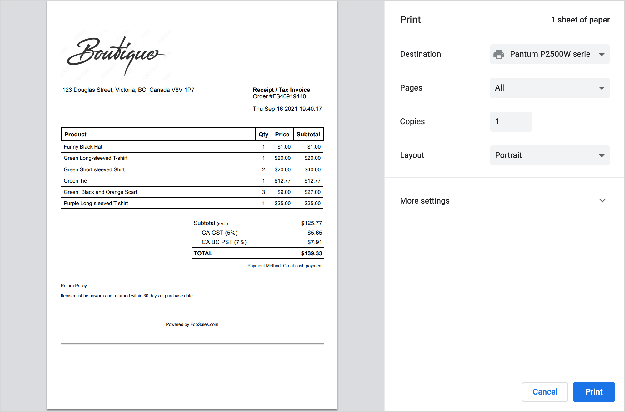 WooCommerce Point of Sale (POS) - FooSales for WooCommerce