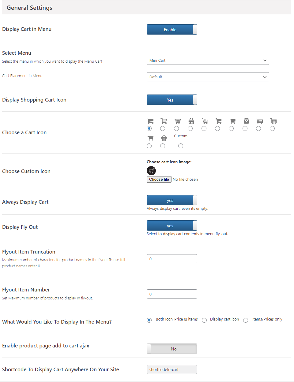WooCommerce Mini Cart Plugin - Display Cart in Menu & Anywhere in Site