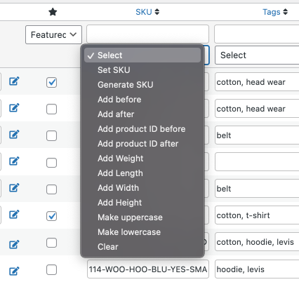 Bulk Table Editor for WooCommerce Documentation - WooCommerce