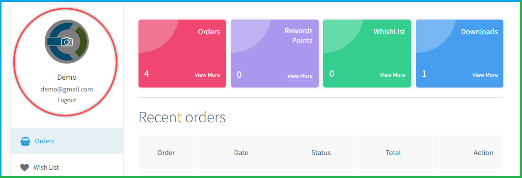 My Account Page & User Dashboard - WooCommerce Marketplace