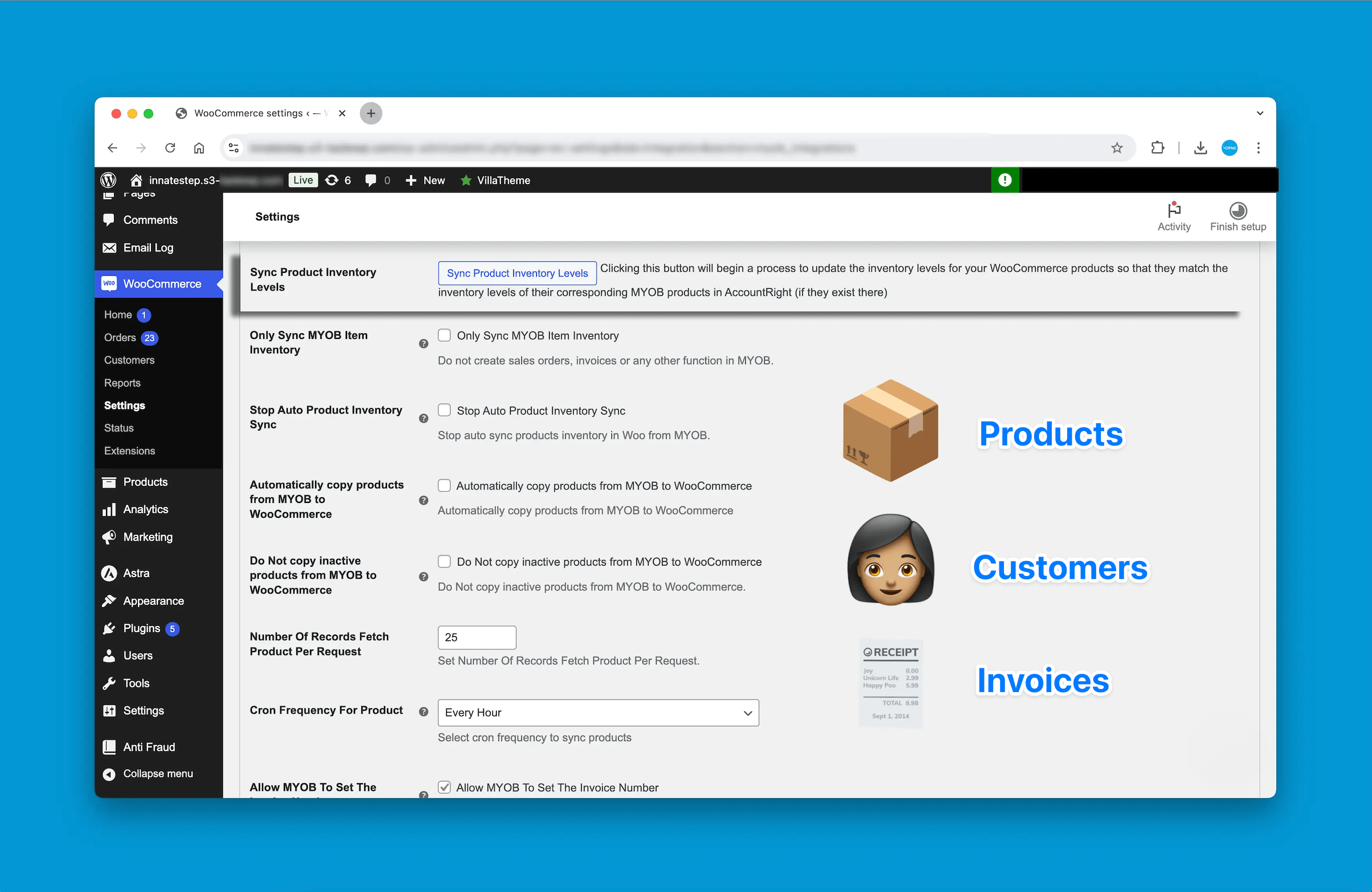 MYOB Integration for WooCommerce - WooCommerce