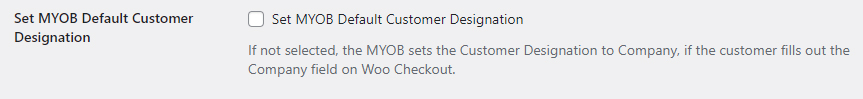 Syncing with MYOB Integration Plugin Documentation - WooCommerce