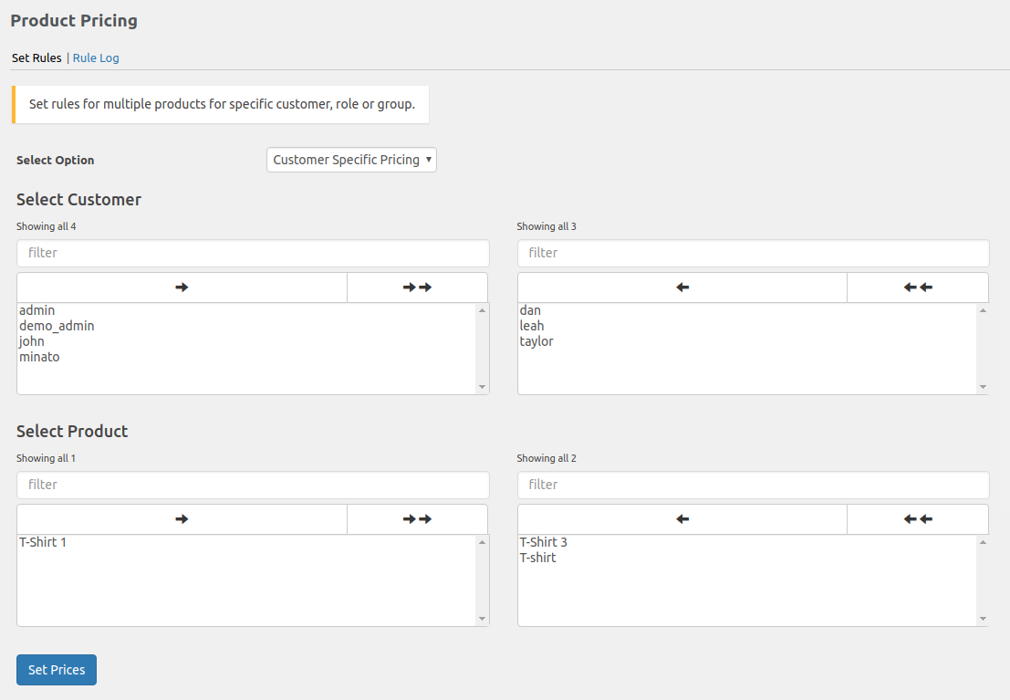 Wisdm Customer Specific Pricing Woocommerce Marketplace